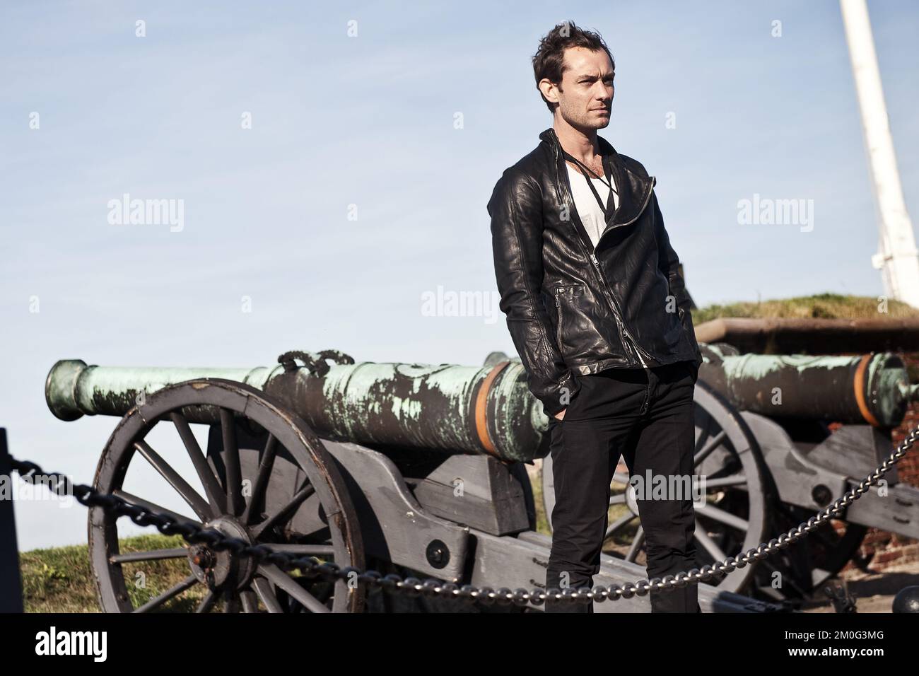 Jude Law in Elsinore, Denmark, prior to the staging of Shakespeare's ...