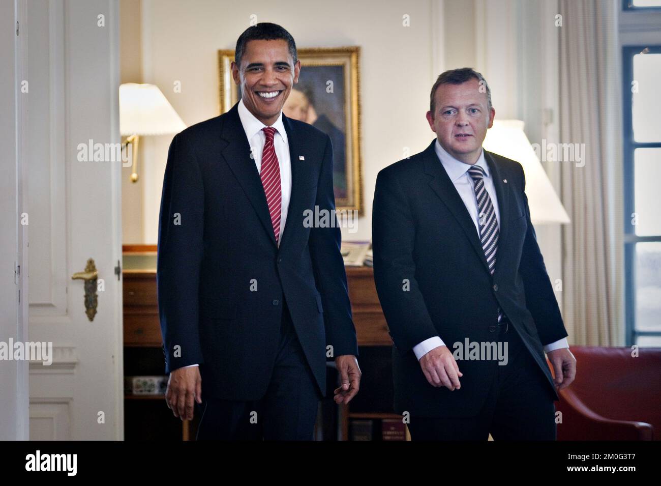 Danish premier lars loekke rasmussen hi-res stock photography and ...