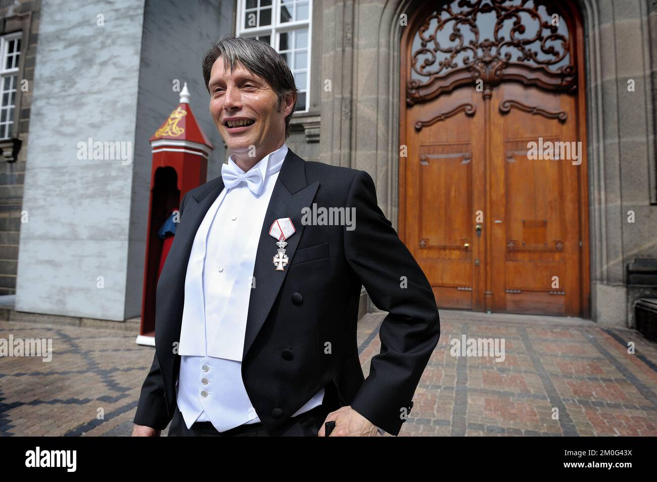 Danish actor Mads Mikkelsen receives the "The Order of Dannebrog". The ...