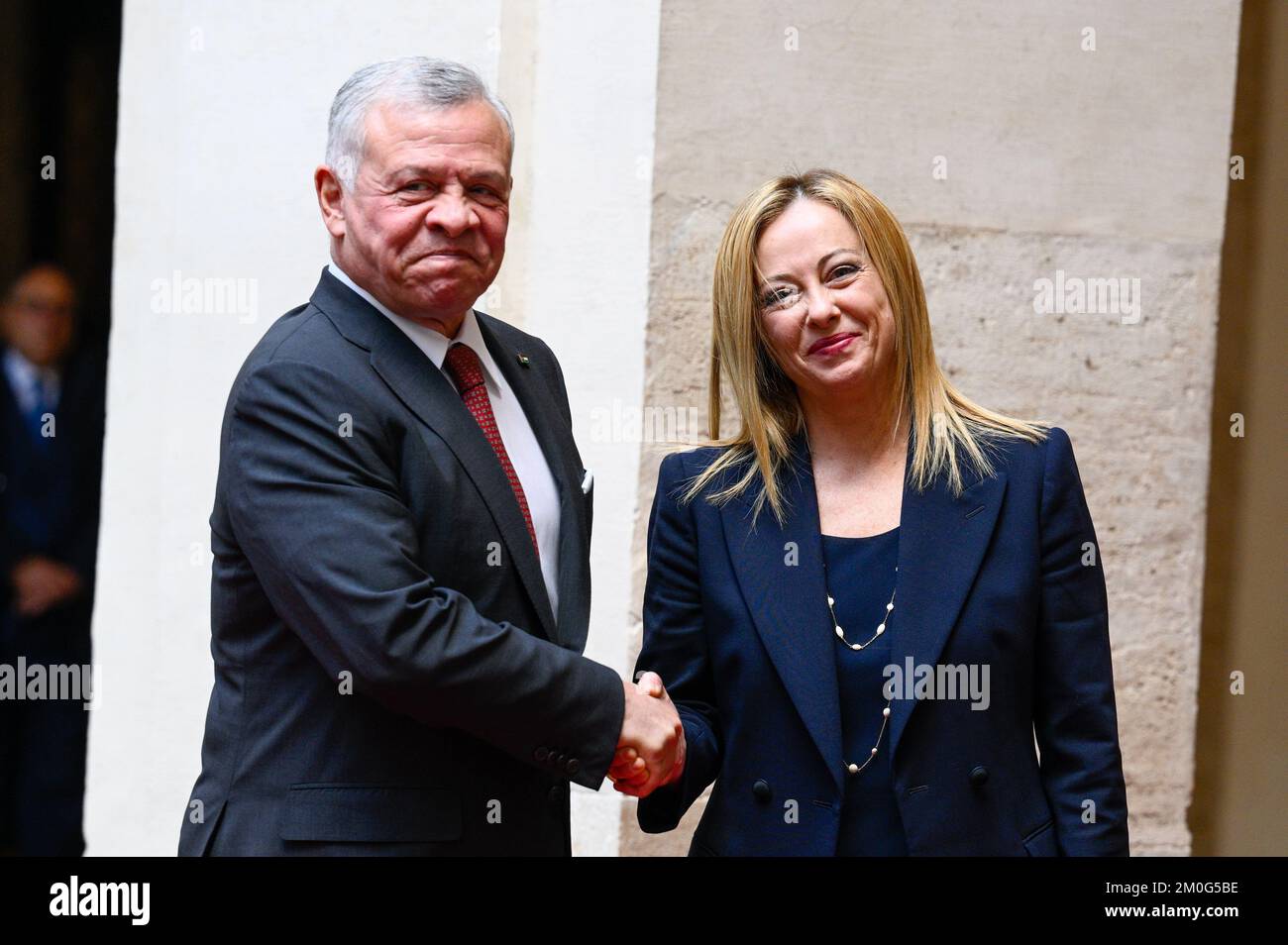 ROME, ITALY - DECEMBER 05: Italian Prime Minister Giorgia Meloni ...