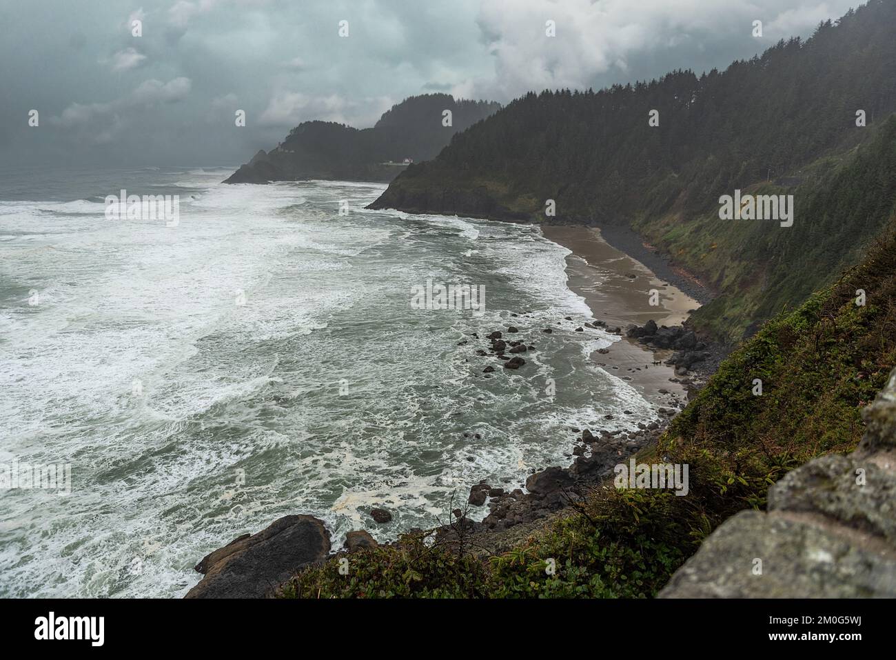 An aerial view of the wavy sea Stock Photo - Alamy