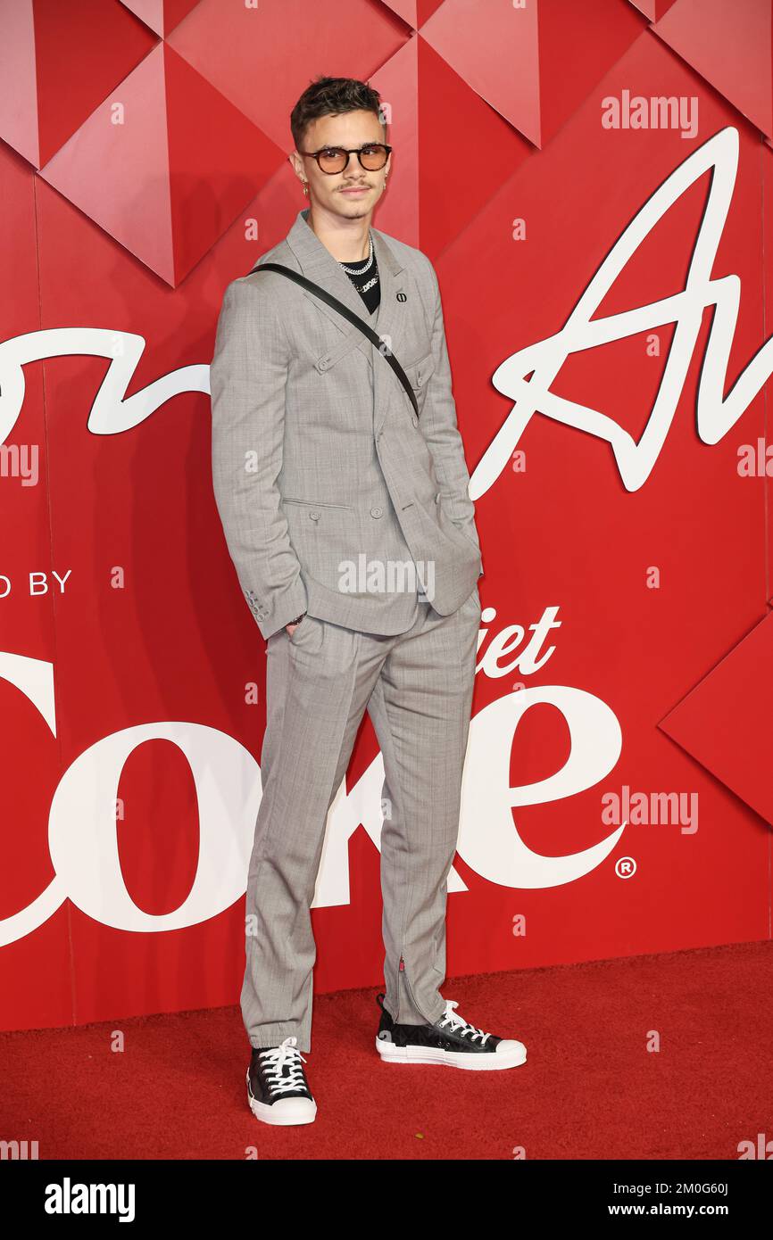 Romeo Beckham attends the British Fashion Awards 2022 held at Royal ...