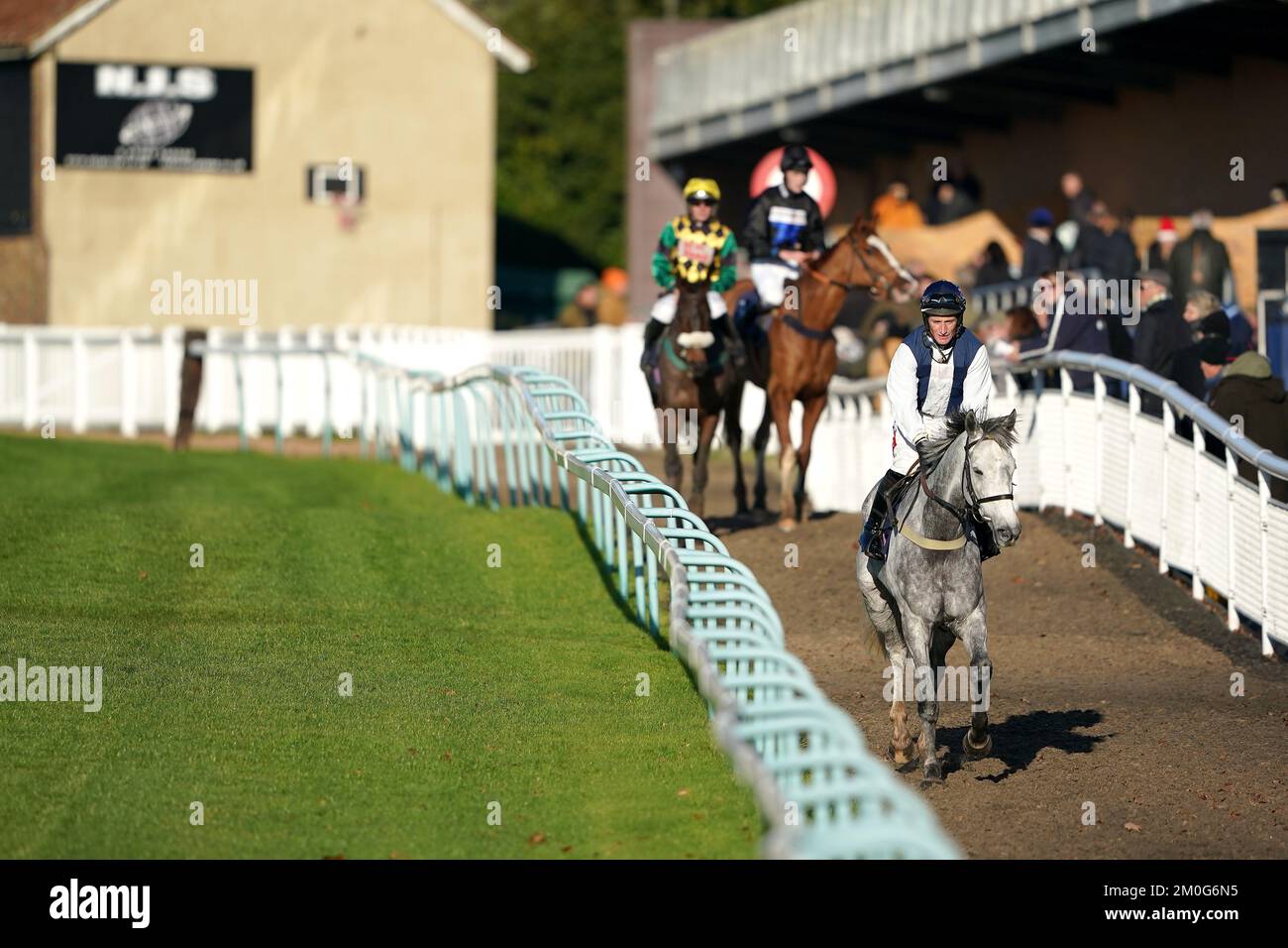 Jockey Daryl Jacob with horse Hipop Des Ongrais after winning the At ...