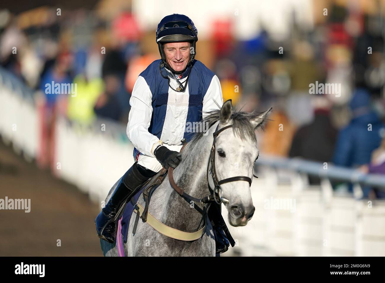 Jockey Daryl Jacob with horse Hipop Des Ongrais after winning the At ...