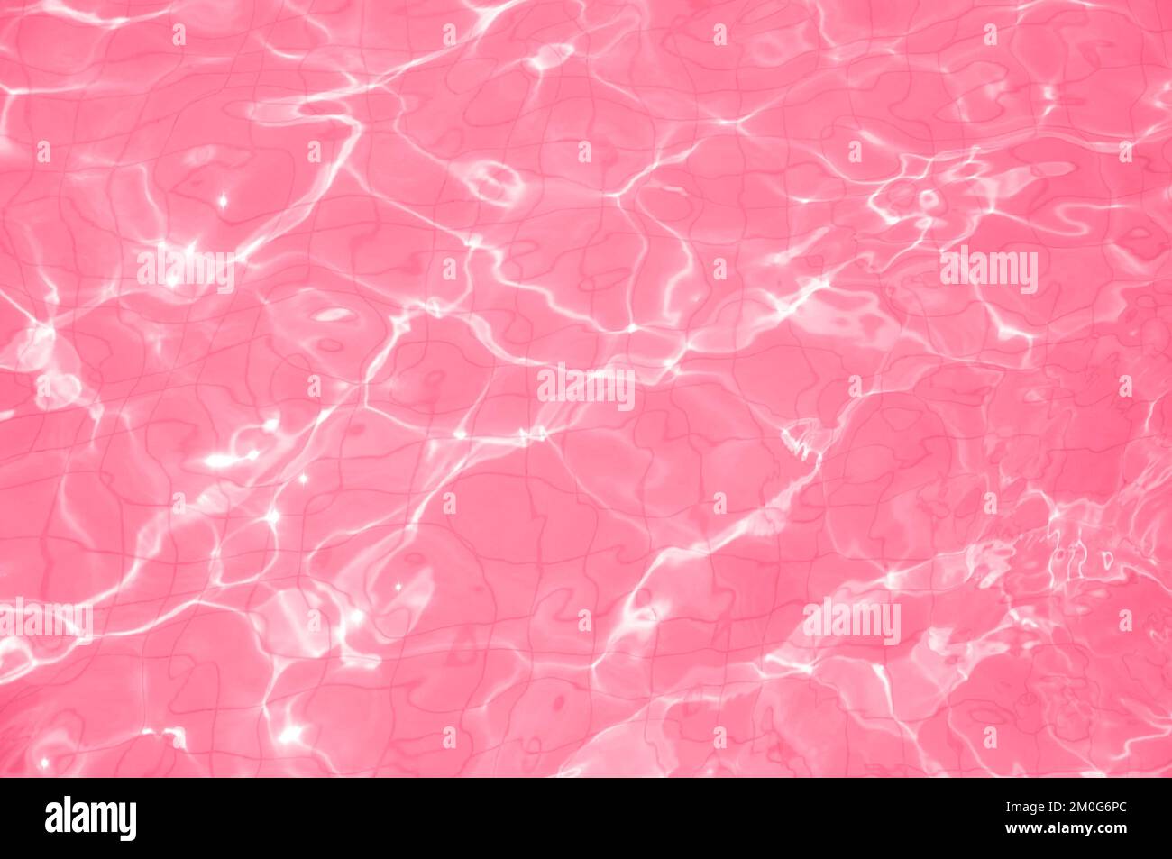 Swimming pool bottom caustics ripple and flow with waves background ...