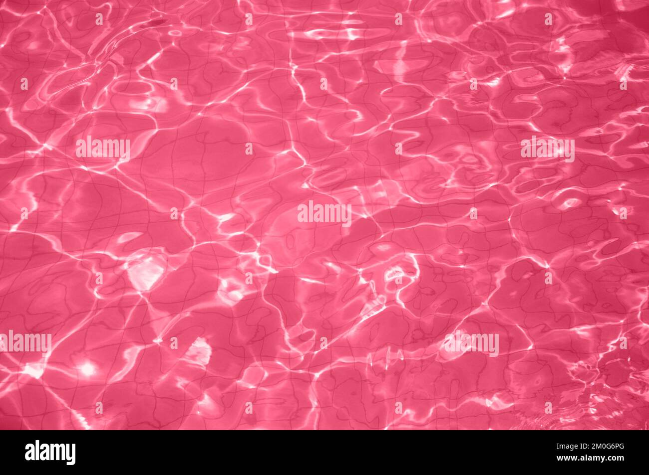Swimming pool bottom caustics ripple and flow with waves background ...