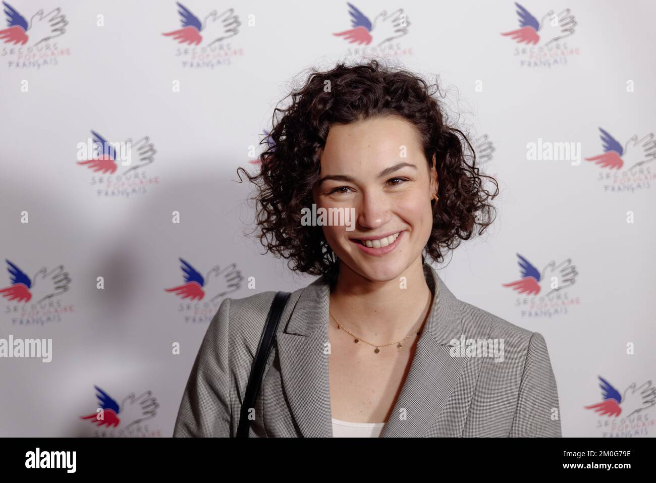 Paris, France. 5th Dec, 2022. Ilona Bachelier attends Secours Populaire ...