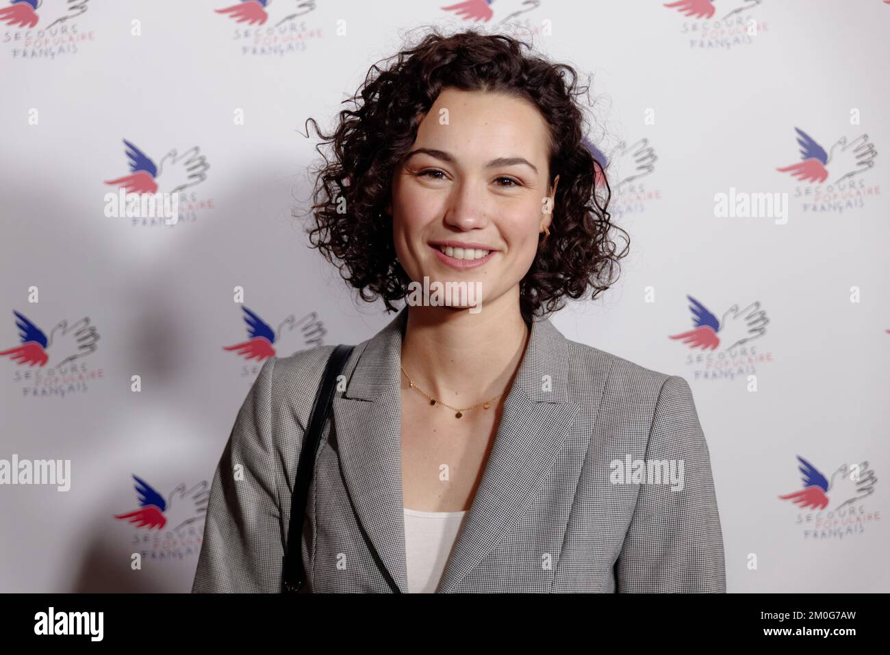 Paris, France. 5th Dec, 2022. Ilona Bachelier attends Secours Populaire ...