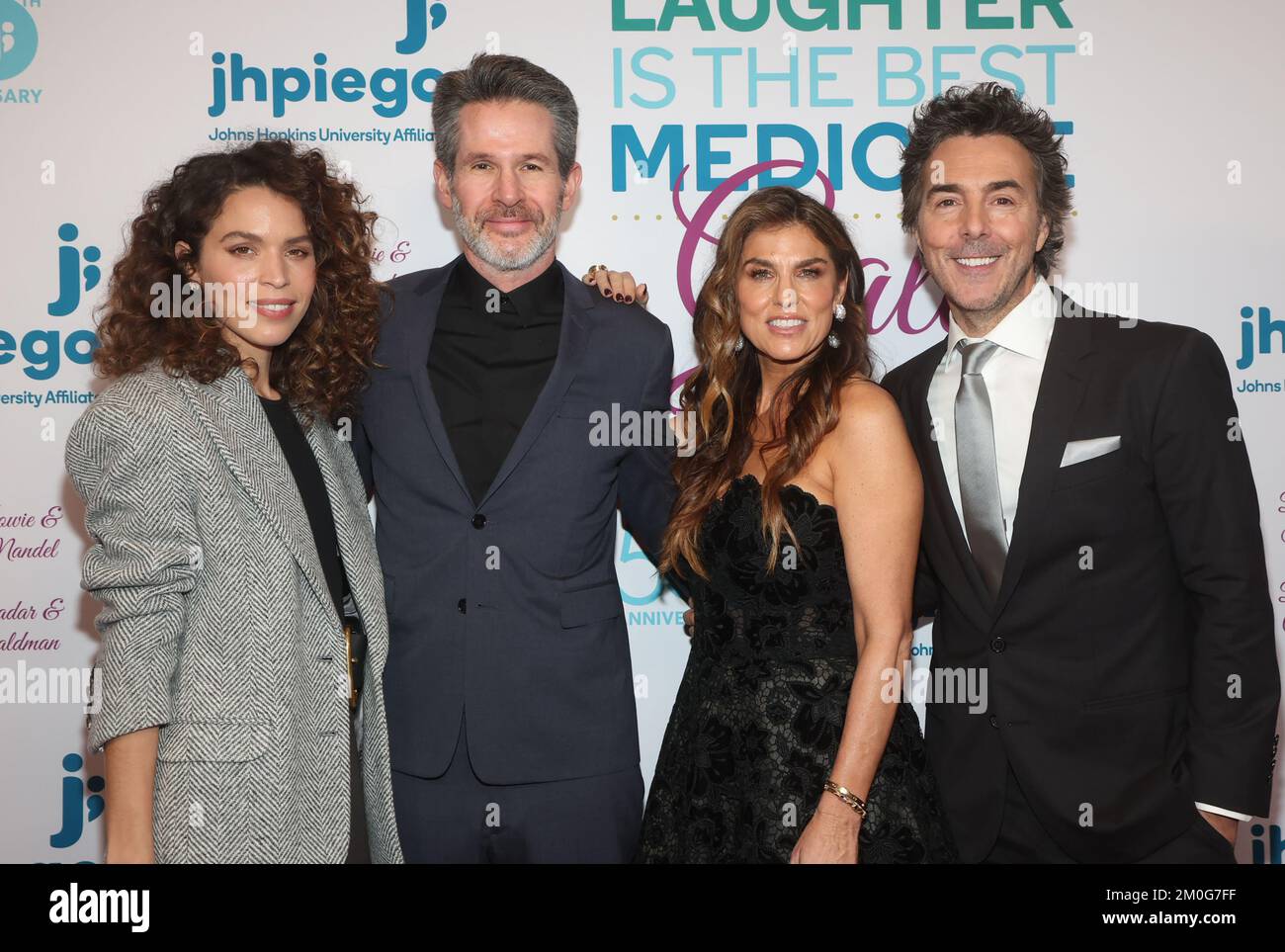 5 December 2022 -Beverly Hills, California - Simon Kinberg, Serena Levy ...