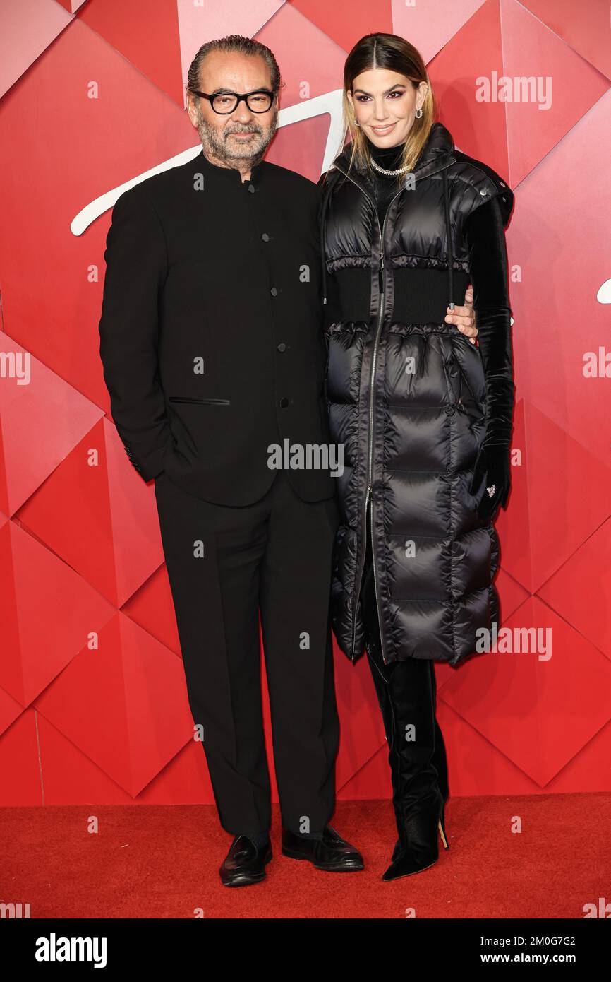 Remo Ruffini, Bianca Brandolini D'Adda attends the British Fashion ...