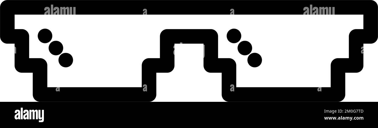 cool glasses optical line icon vector illustration Stock Vector Image ...