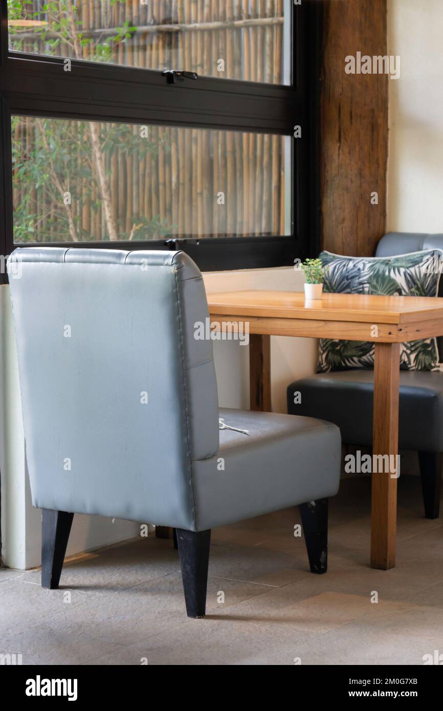 Empty cafeteria or restaurant tables with chairs, stock photo Stock ...