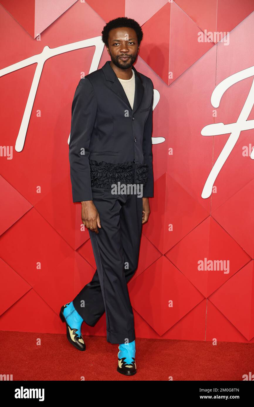 Omari Douglas attends the British Fashion Awards 2022 held at Royal ...