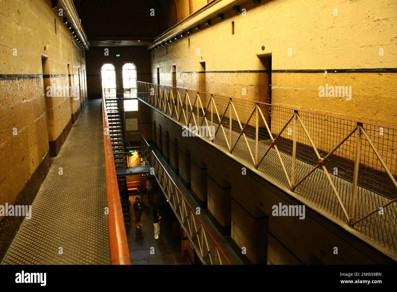 The interior view of the old prison which was opened back in 1845 Stock ...