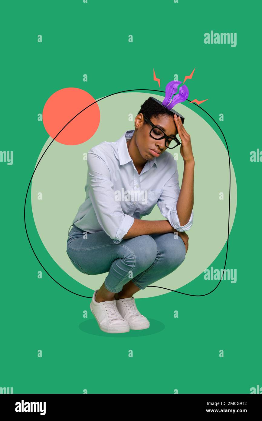 Abstract sad man painting hi-res stock photography and images - Alamy