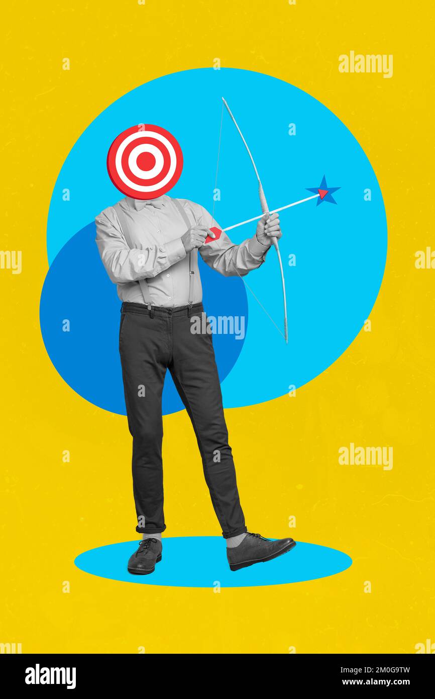 Creative photo 3d collage artwork poster picture of business man ...