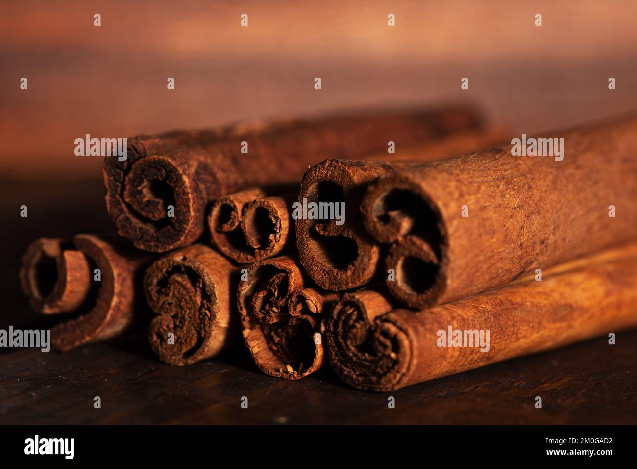 cinnamon and cassia sticks are close. condiment sticks on the side ...