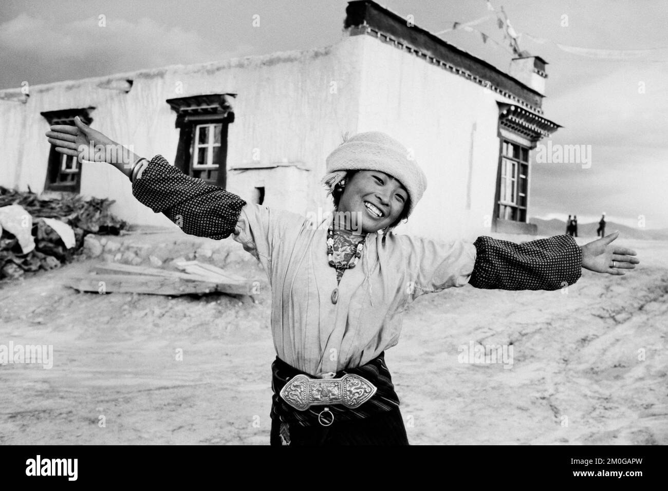 China, Tibet, Old Tingri, the smile of the soul Stock Photo - Alamy