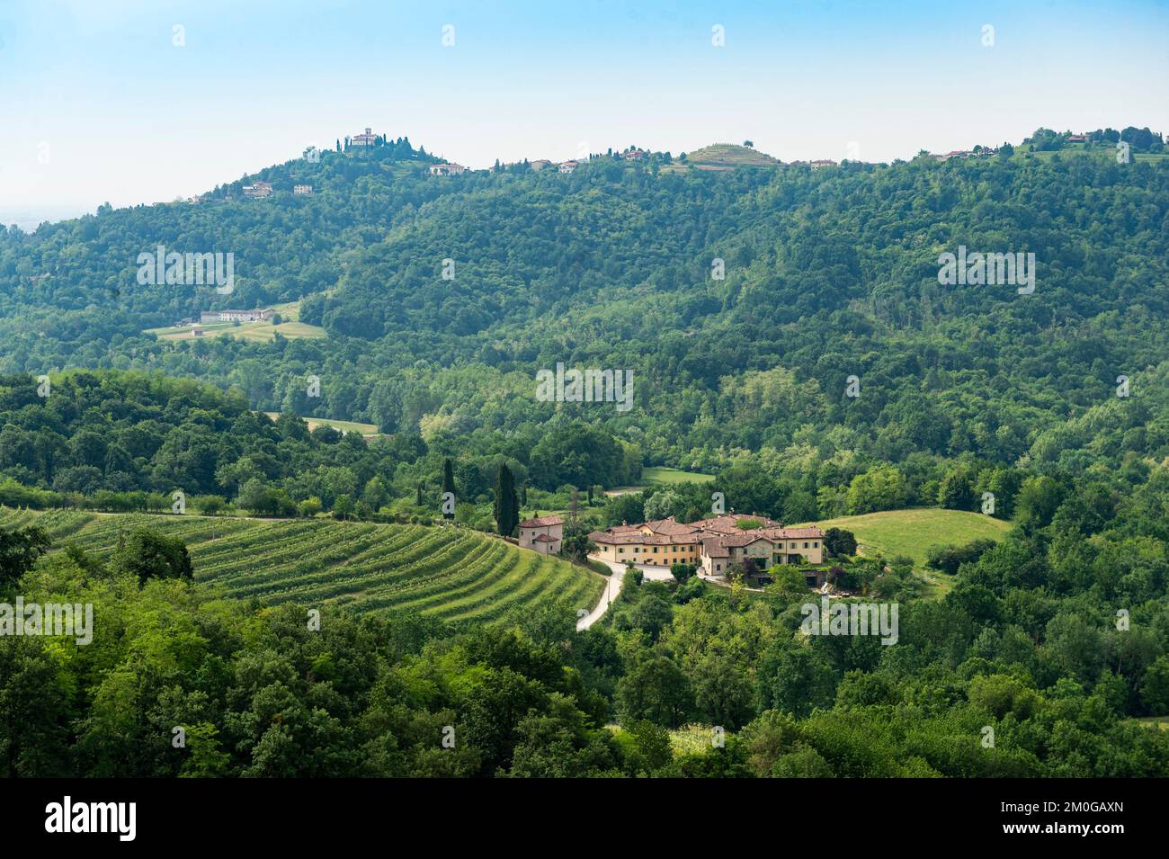 park partial view, galbusera bianca village, montevecchia park, italy ...