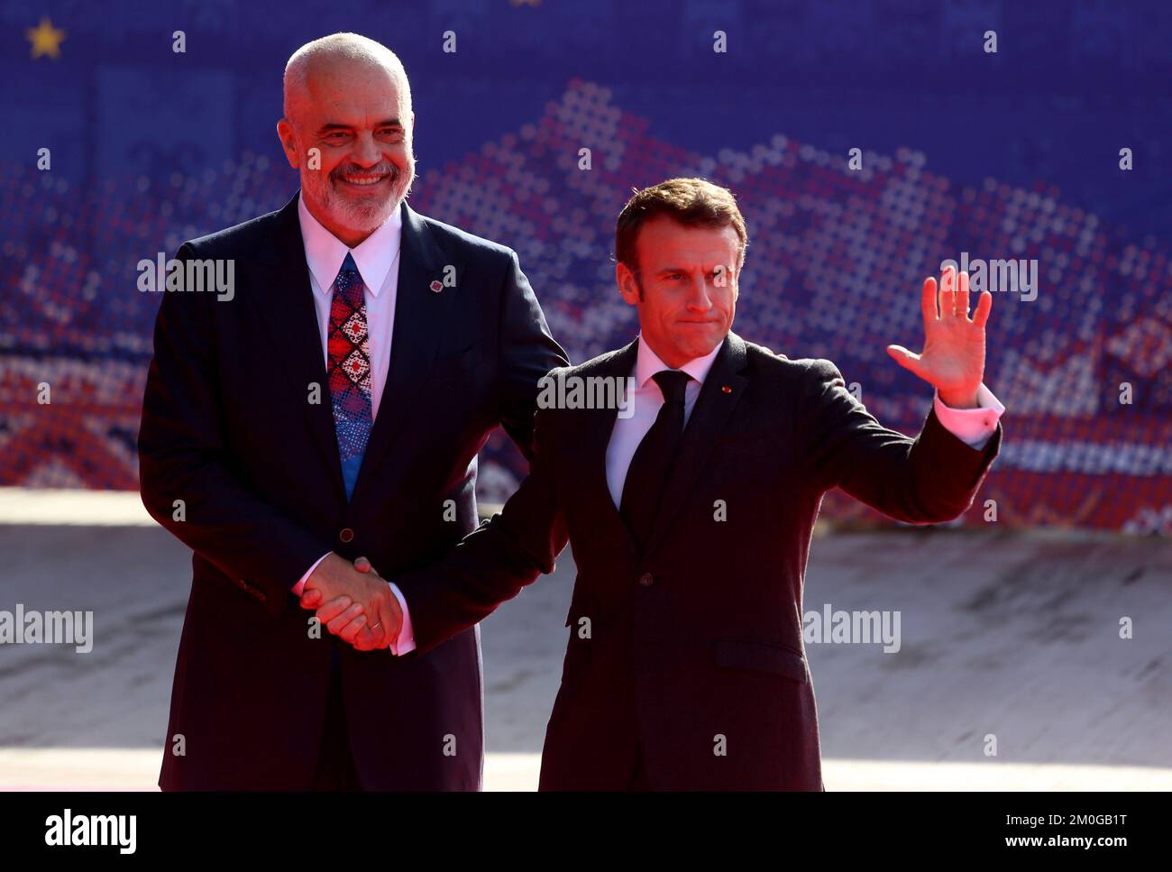 Tirana, Albania on December 12, 2022. Albanian Prime Minister Edi Rama ...
