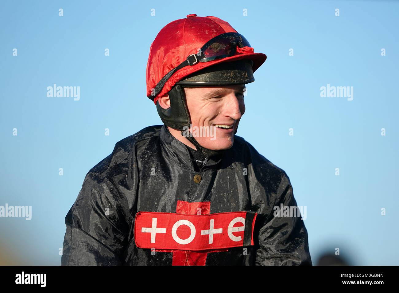 Jockey Harry Kimber (centre) with horse Foxboro after winning the ...