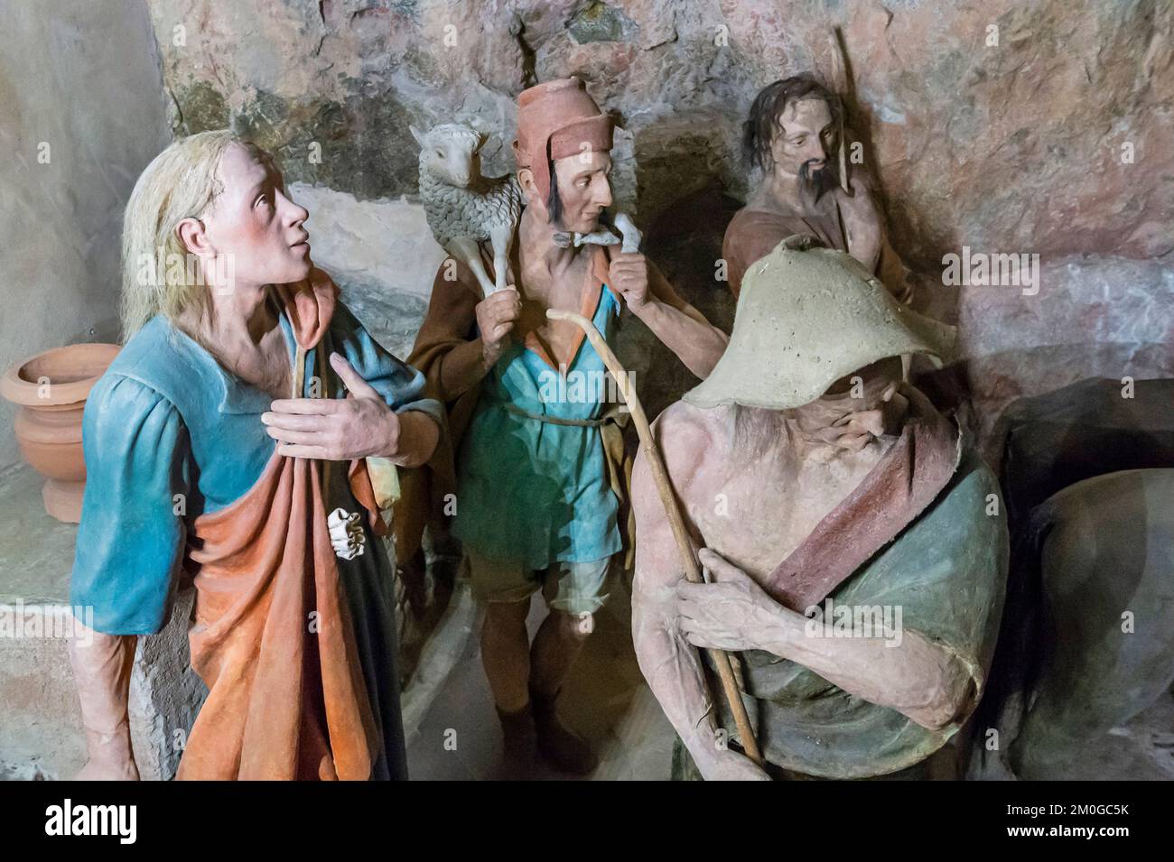 statue of the sacred mount, varallo sesia, italy Stock Photo - Alamy
