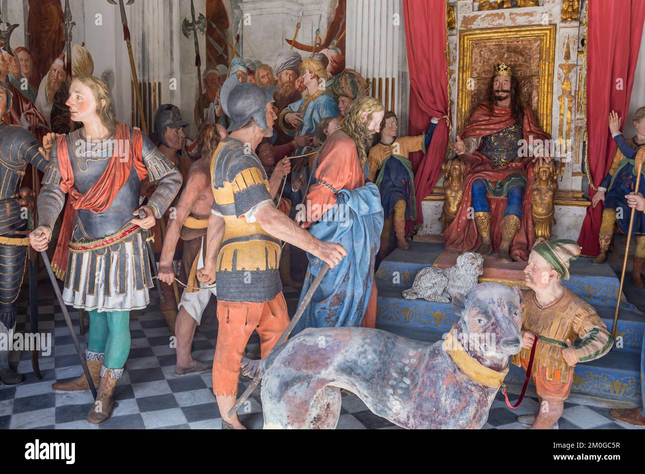 statue of the sacred mount, varallo sesia, italy Stock Photo - Alamy