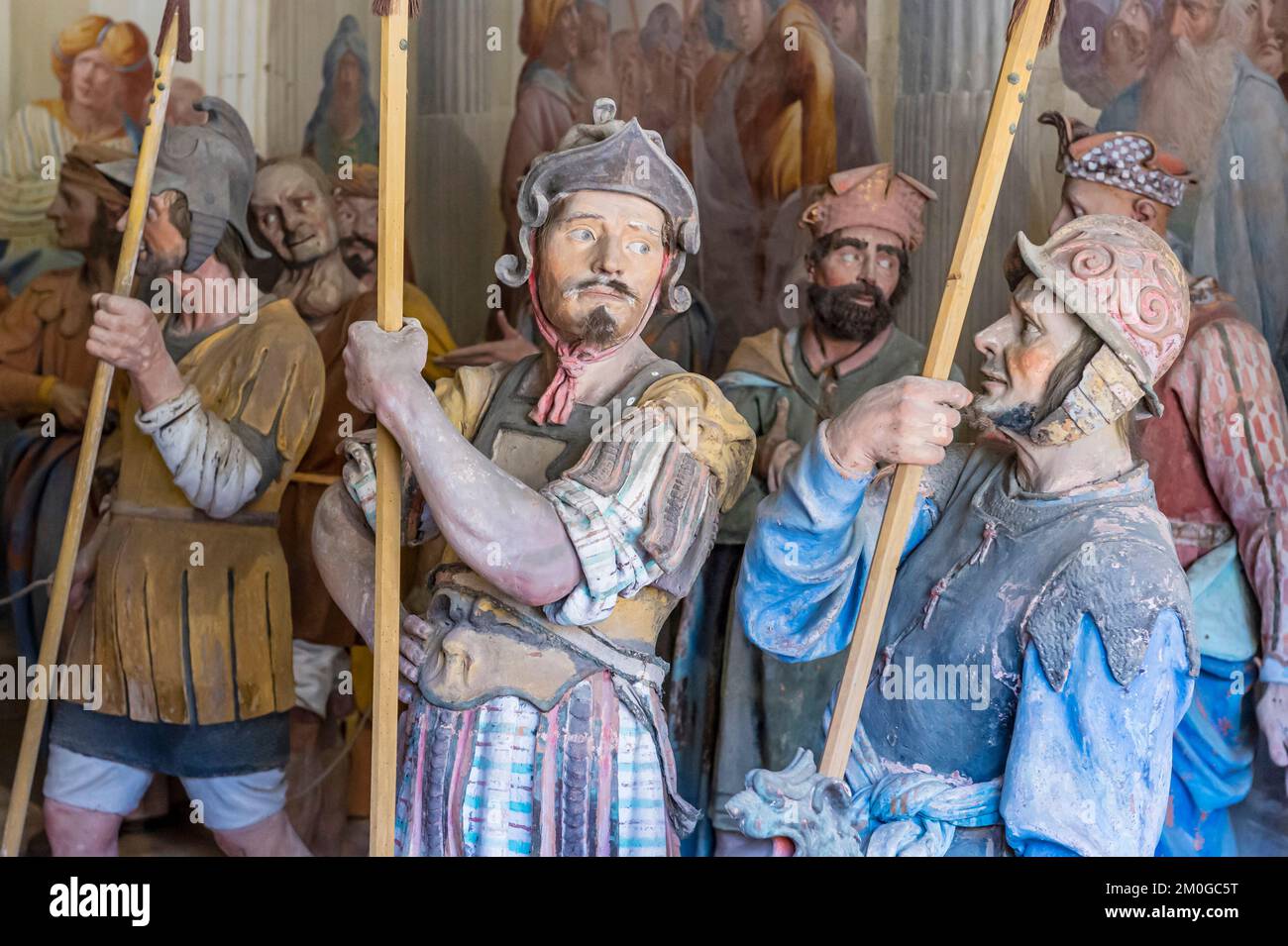 statue of the sacred mount, varallo sesia, italy Stock Photo - Alamy