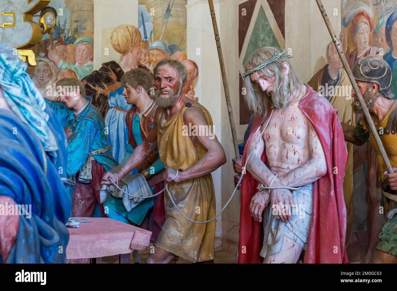 statue of the sacred mount, varallo sesia, italy Stock Photo - Alamy