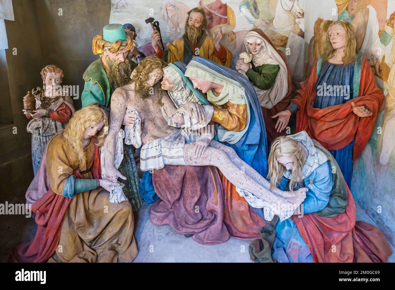 statue of the sacred mount, varallo sesia, italy Stock Photo - Alamy