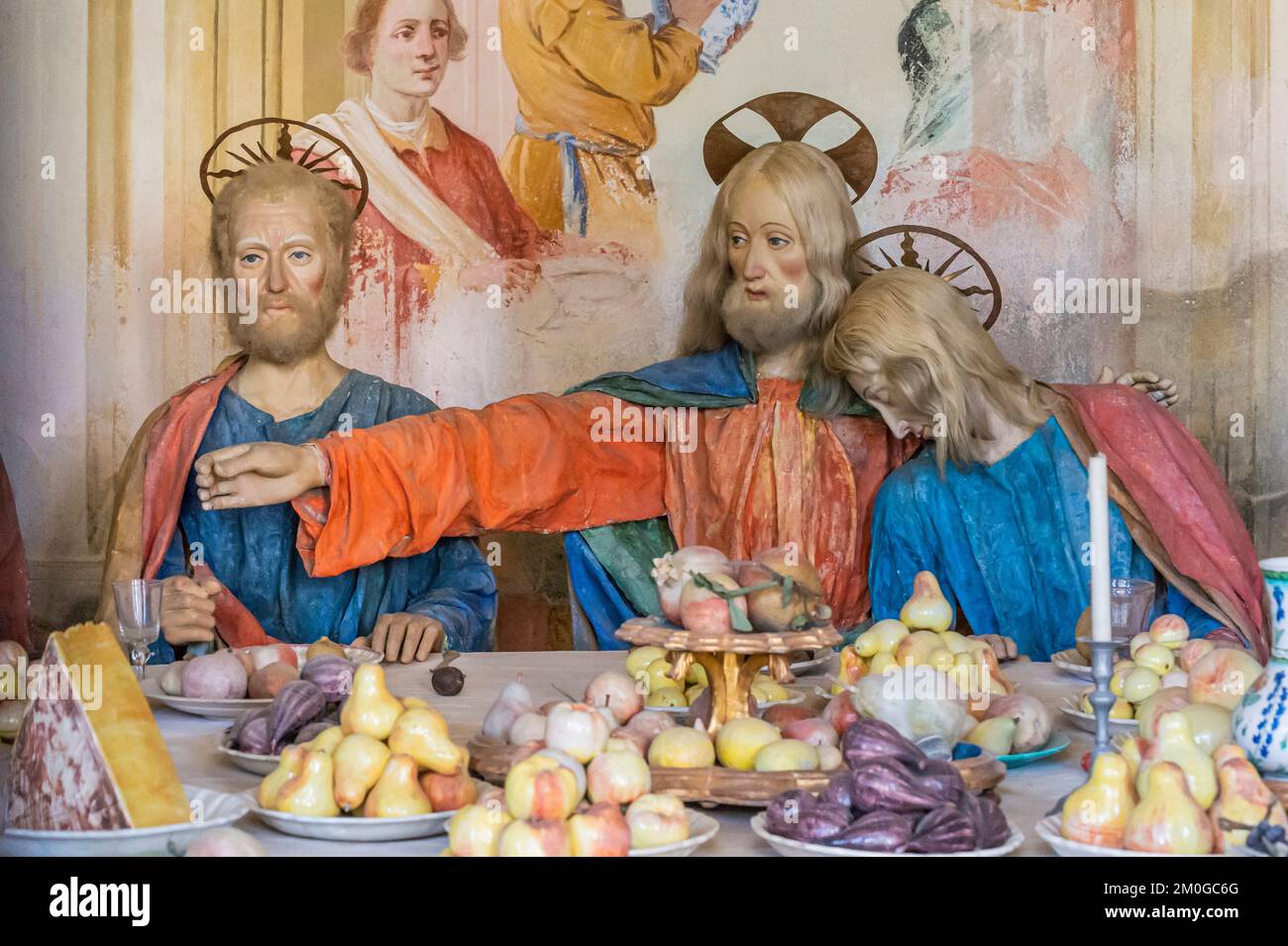 statue of the sacred mount, varallo sesia, italy Stock Photo - Alamy