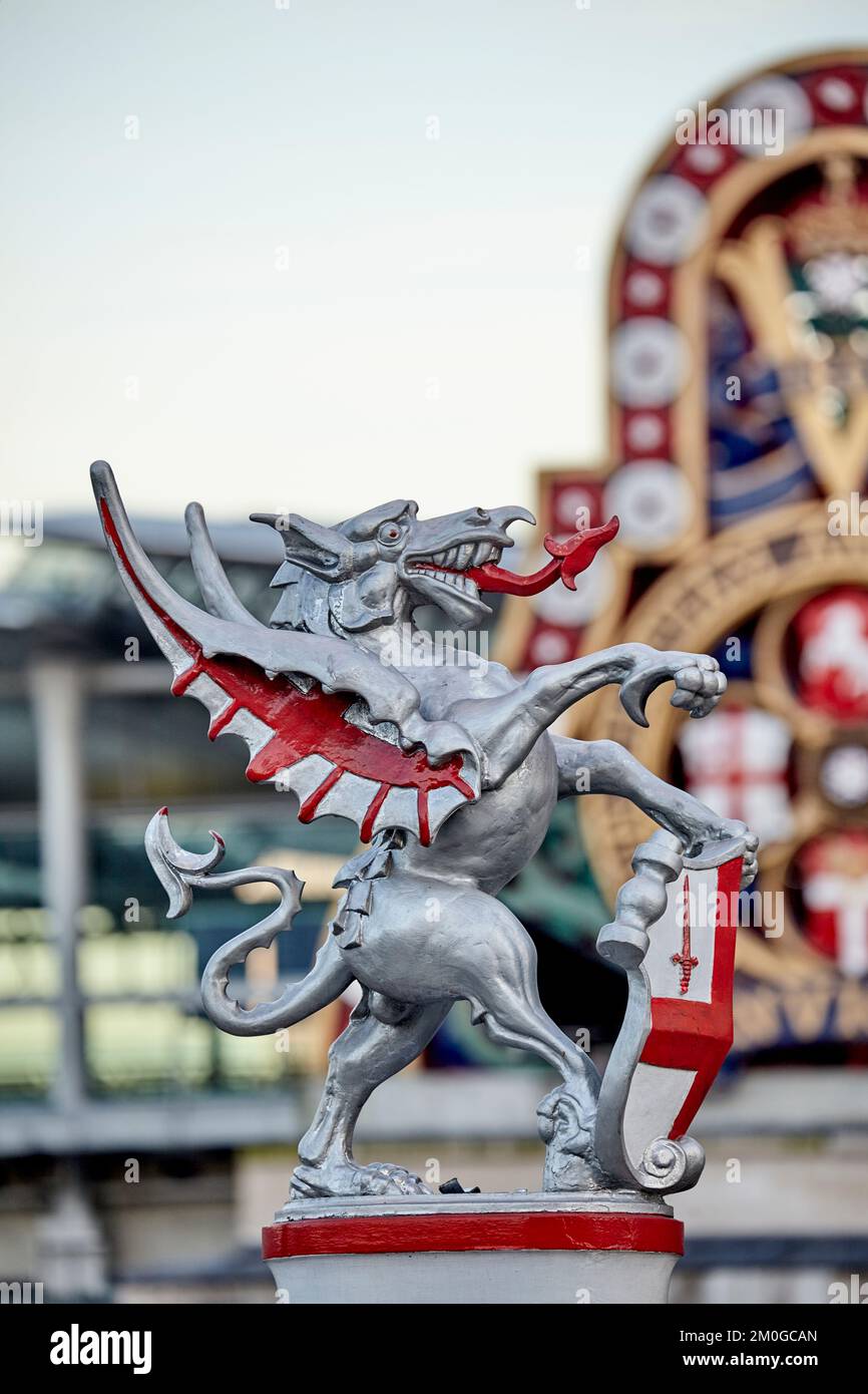 Dragon boundary mark on hi-res stock photography and images - Alamy