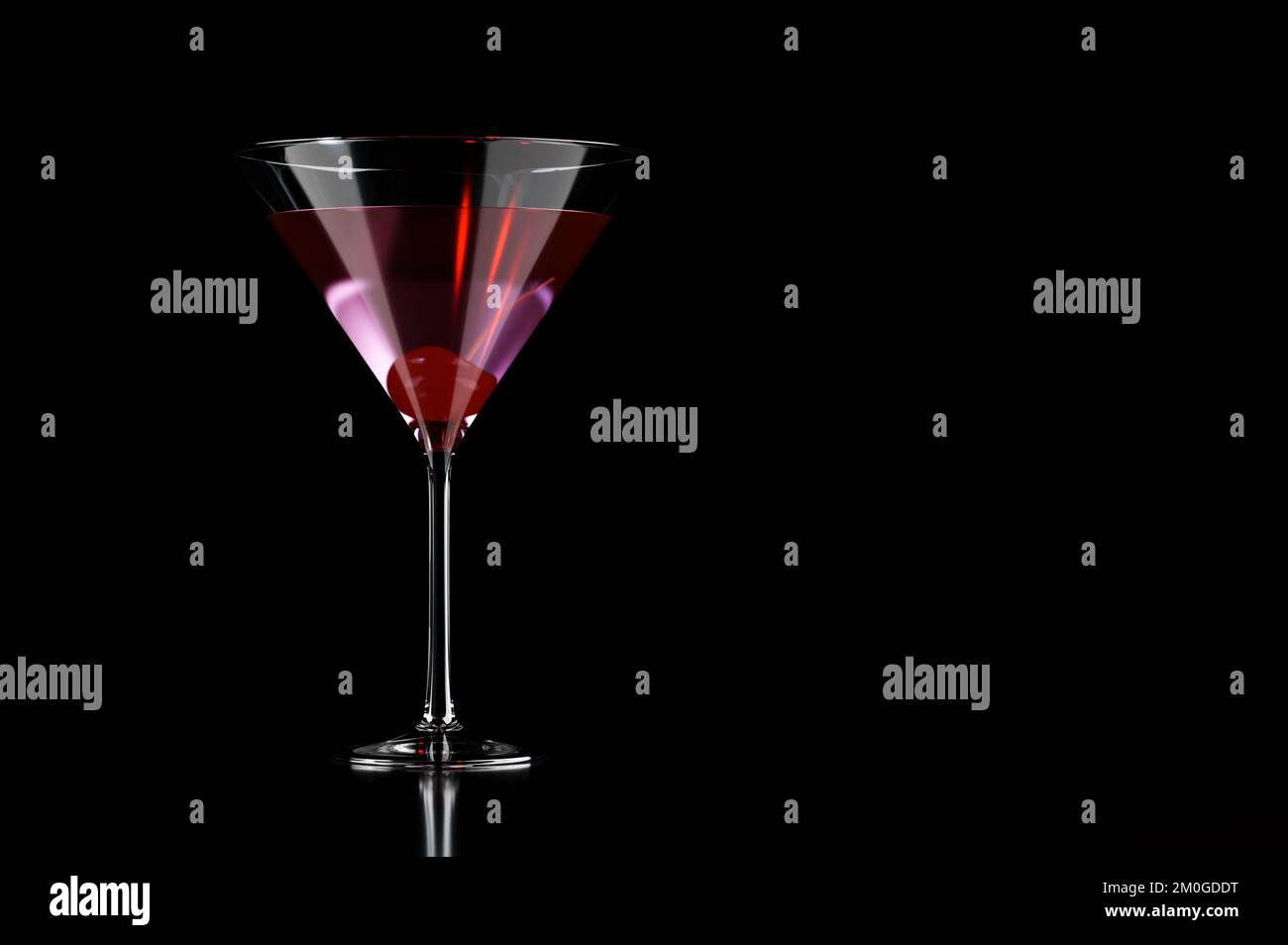 Cherry cocktail in glass hi-res stock photography and images - Alamy