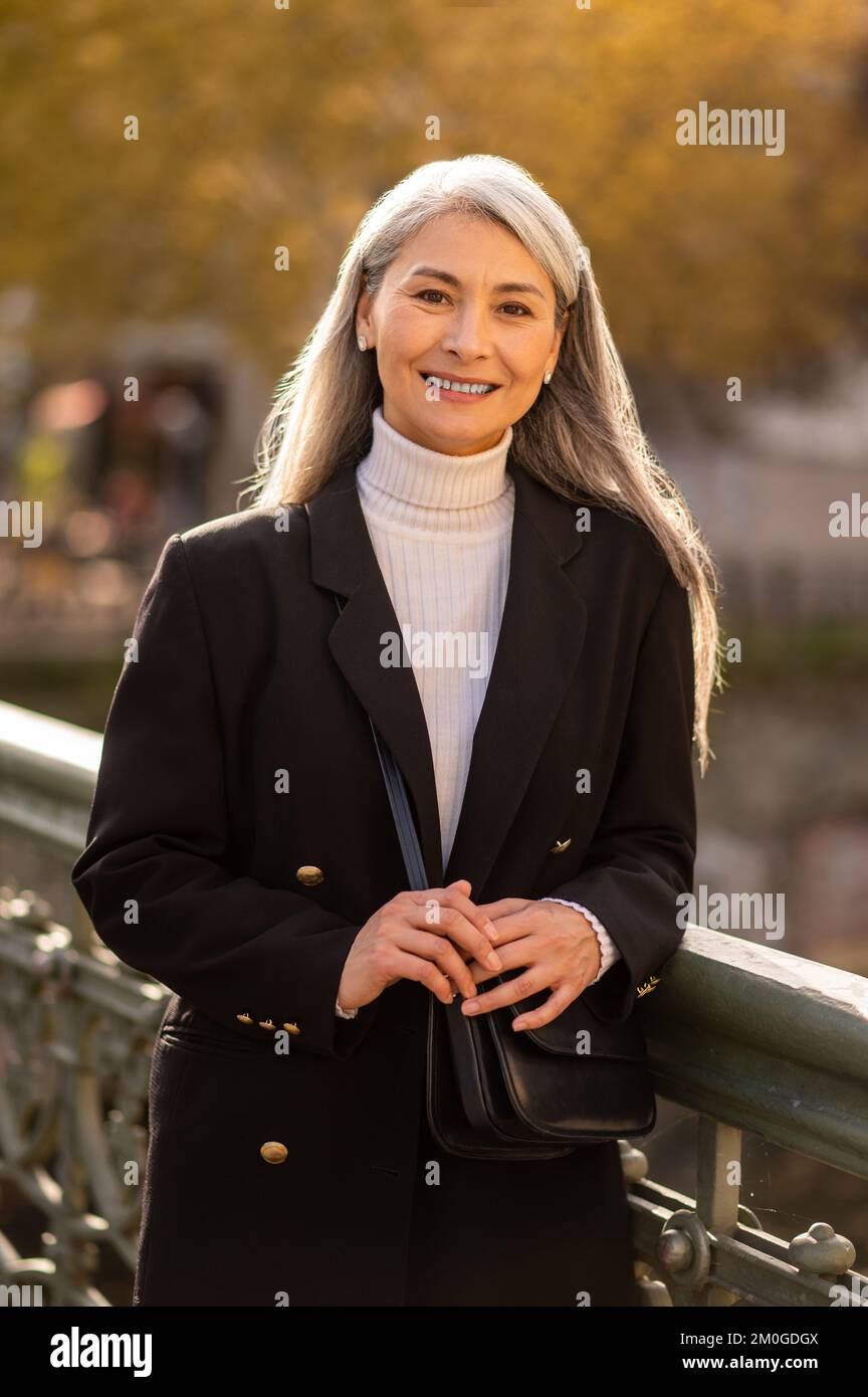 Long haired caucasian hi-res stock photography and images - Alamy