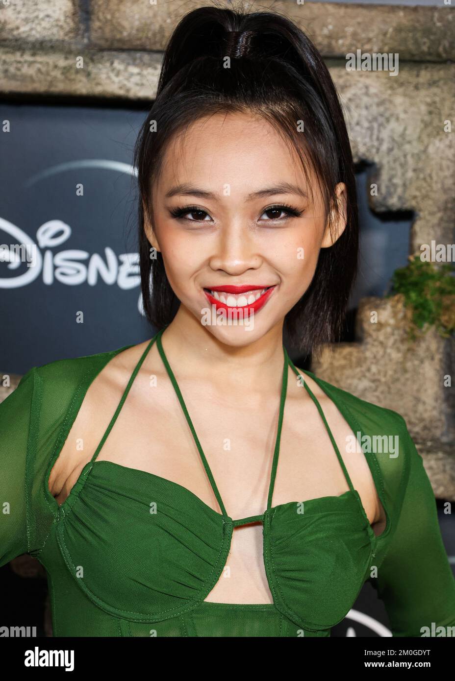 HOLLYWOOD, LOS ANGELES, CALIFORNIA, USA - DECEMBER 05: Emmy Liu-Wang arrives at the Disney+ ...