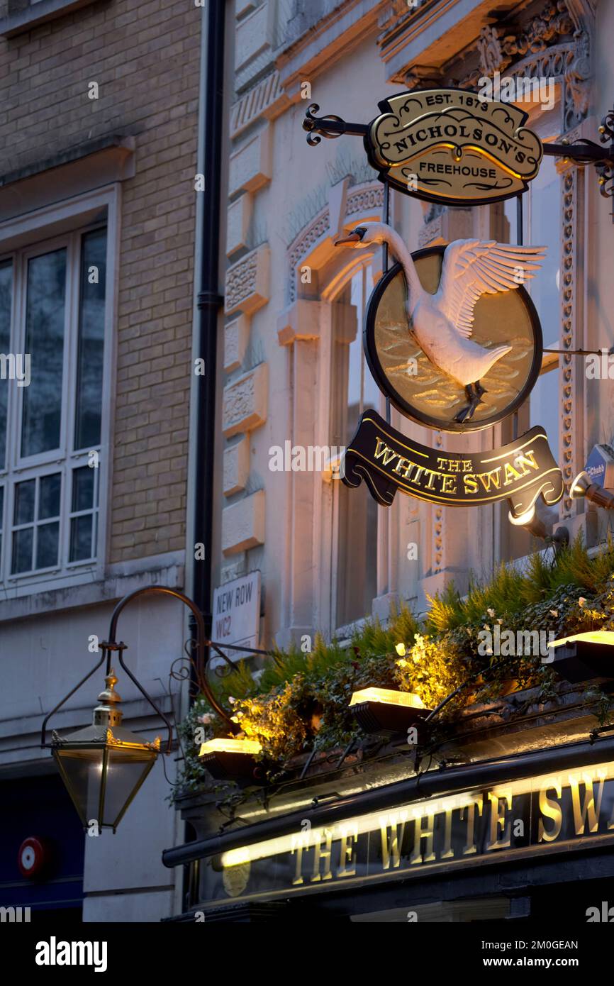 The White Swan pub and dining room, London, UK Stock Photo - Alamy