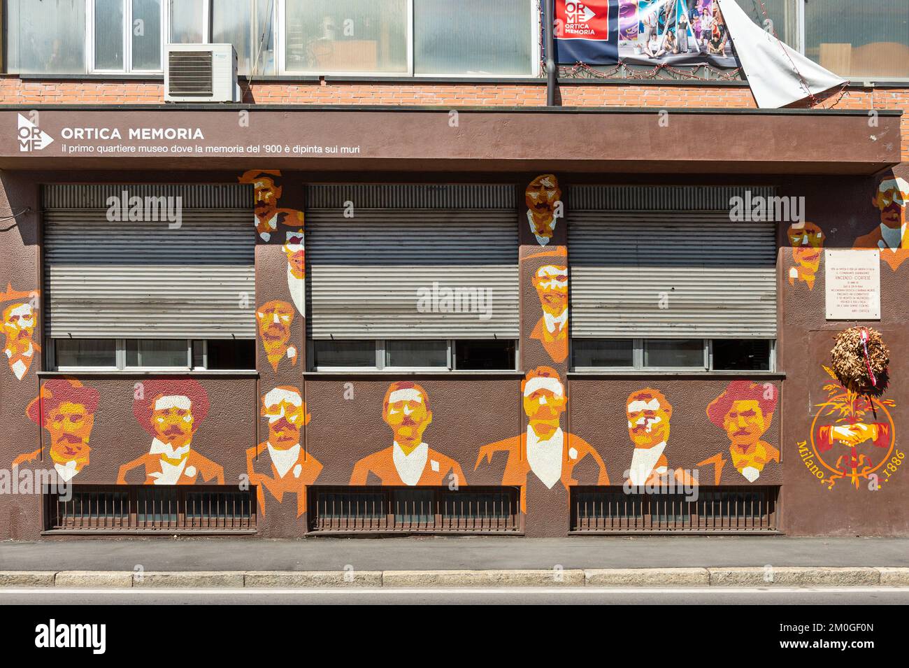 murals at the ortica area, milan, italy Stock Photo - Alamy