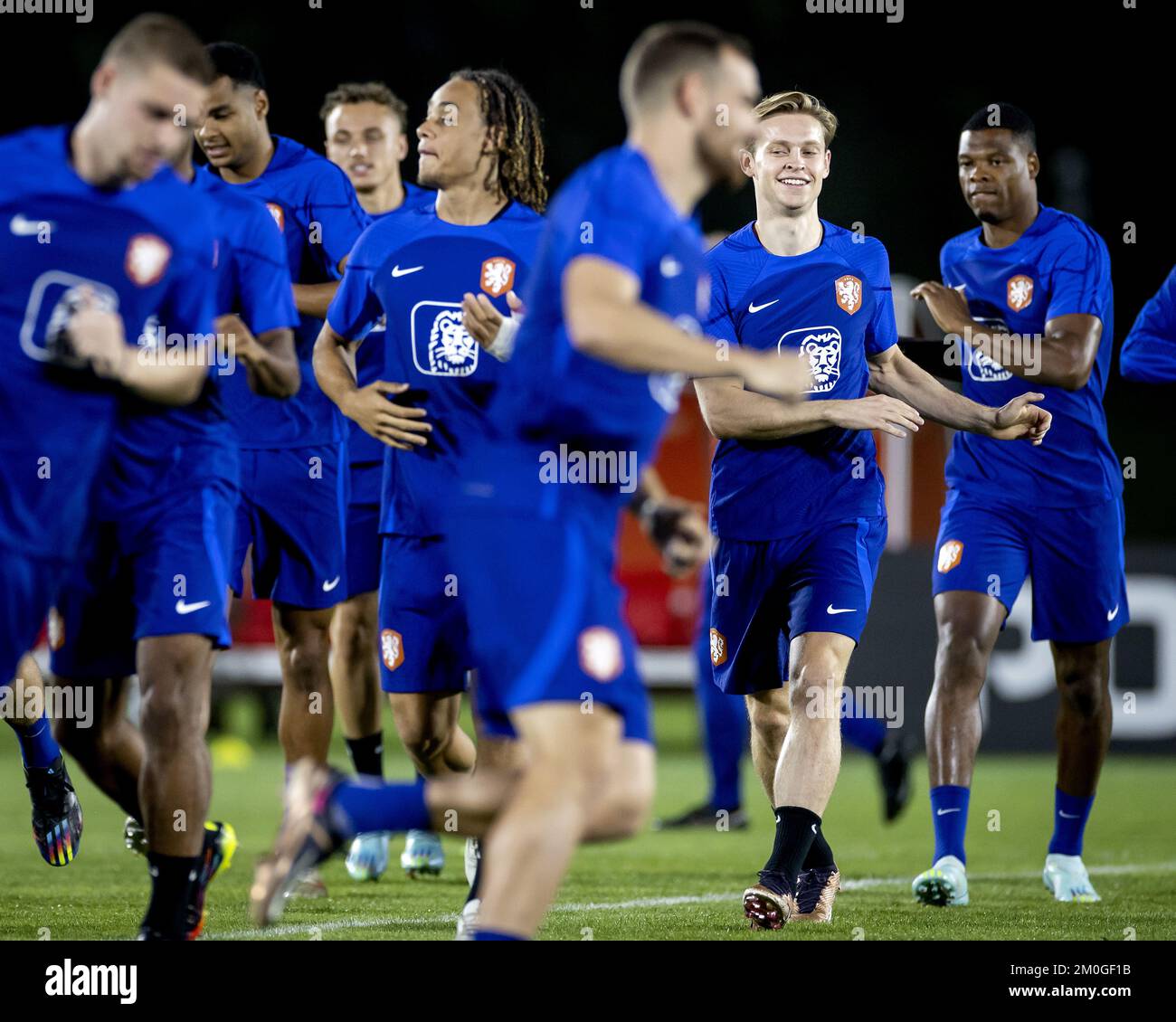 DOHA - Cody Gakpo of Holland, Noa Lang of Holland, Xavi Simons of ...