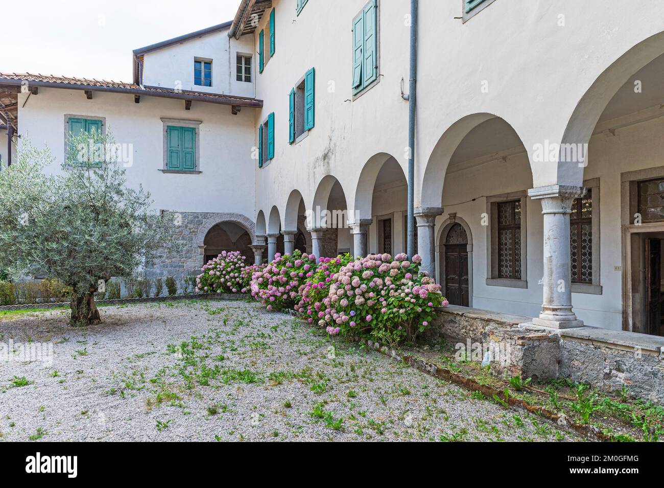 santa maria in valle monastery: cloister, cividale del friuli, italy ...