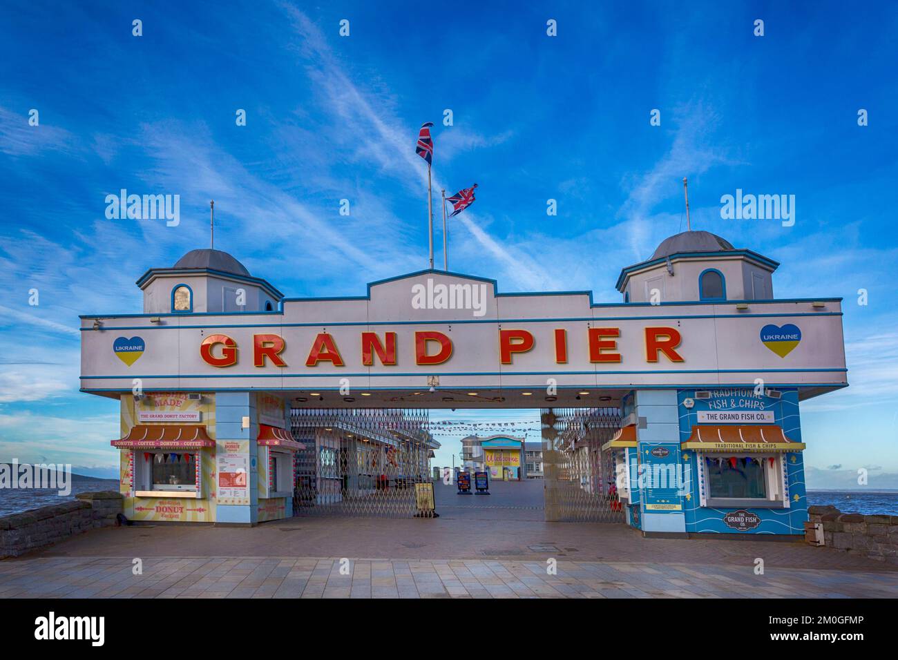 Grand pier entrance hi-res stock photography and images - Alamy