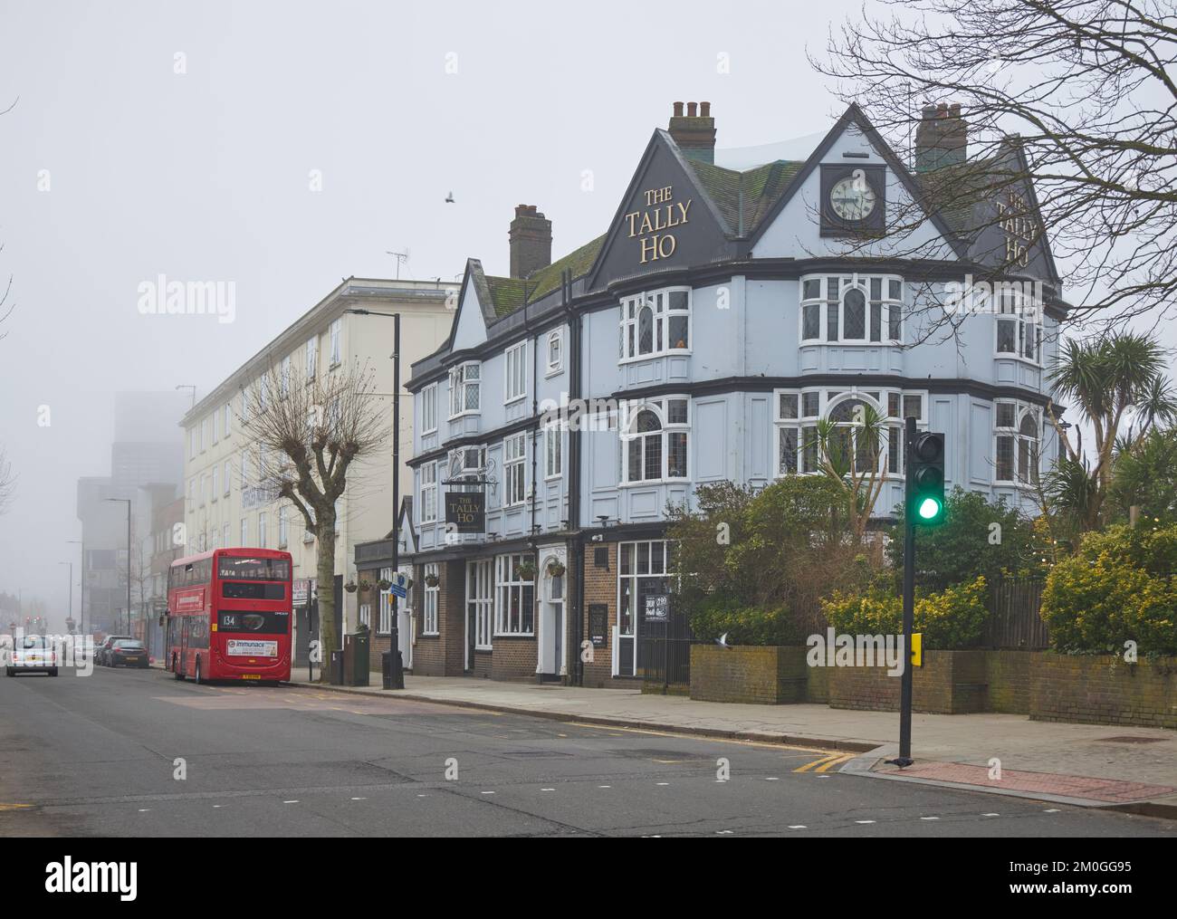 Tally Ho pub, Finchley, London Stock Photo - Alamy