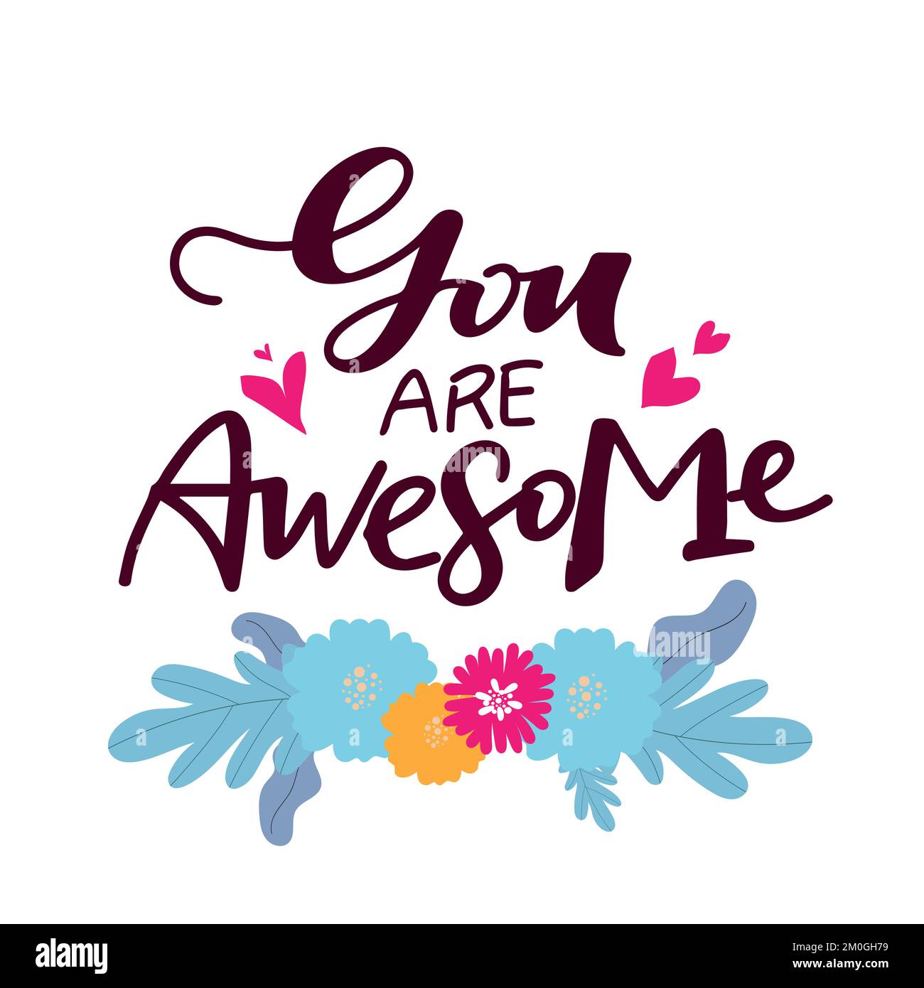 You Are Awesome Hand Drawn Lettering And Modern Calligraphy Can Be