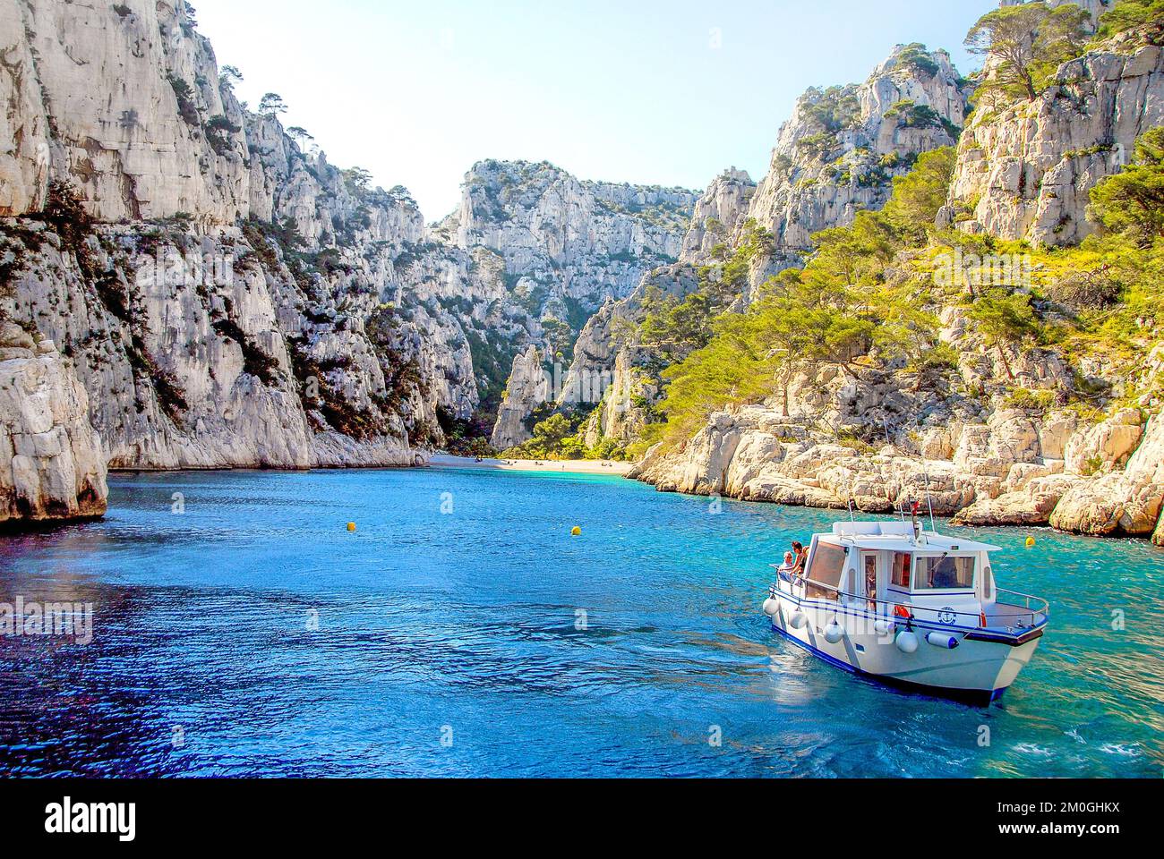 The Calanque En-Vau in the Calanques National Park, France, is best ...