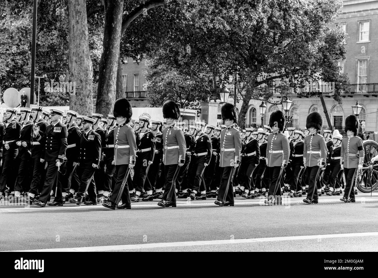 Naval Ratings (Accompanied By Grenadier Guards) Pull The State Gun ...