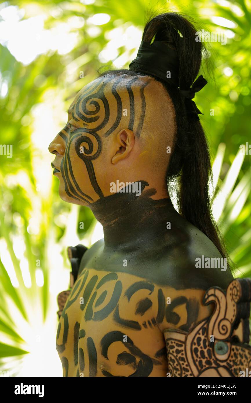 Mexico, Yucatan, Xcaret is an archaeological park located in Riviera ...