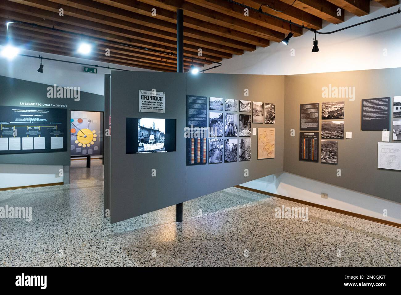 tiere motus museum, earthquake museum, venzone, italy Stock Photo - Alamy