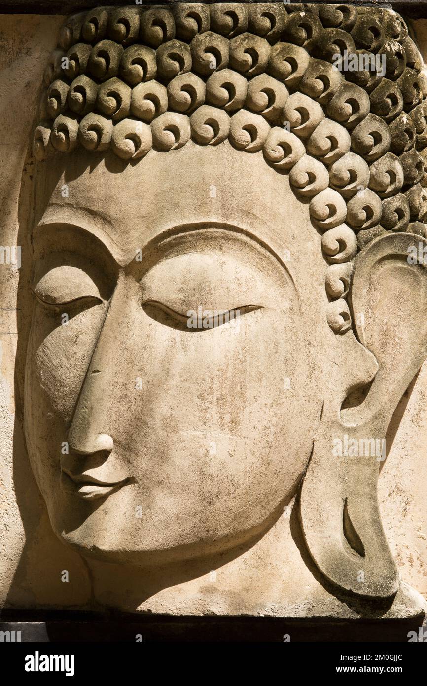 Face of Buddah Stock Photo - Alamy