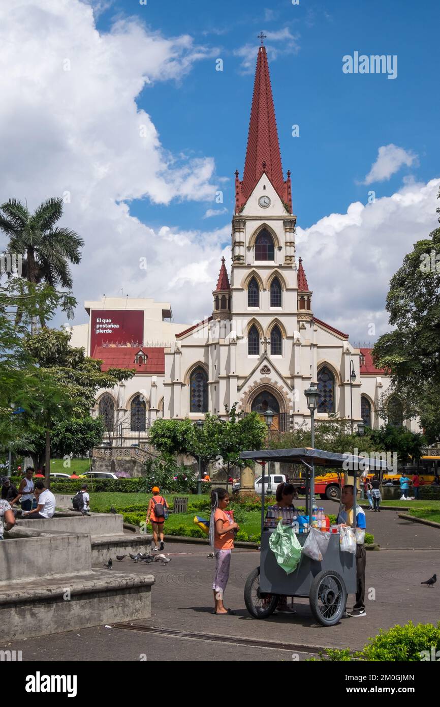 Urban environment in the Parque Braulio Carrillo Colina and view of the ...