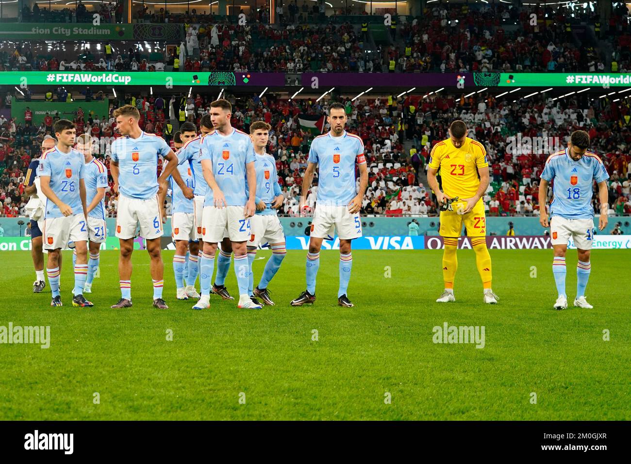 Doha, Qatar. Dec 6, 2022, Doha, Qatar. Dec 6, 2022, Spain team group during the FIFA World Cup ...