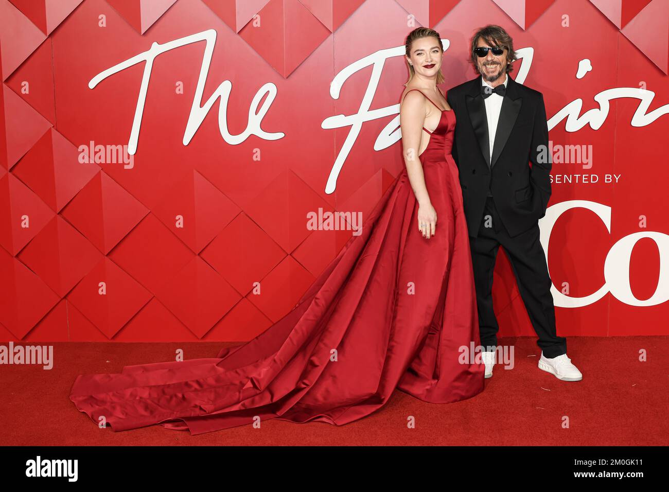 Florence Pugh, Pier Paolo Piccioli attends the British Fashion Awards ...